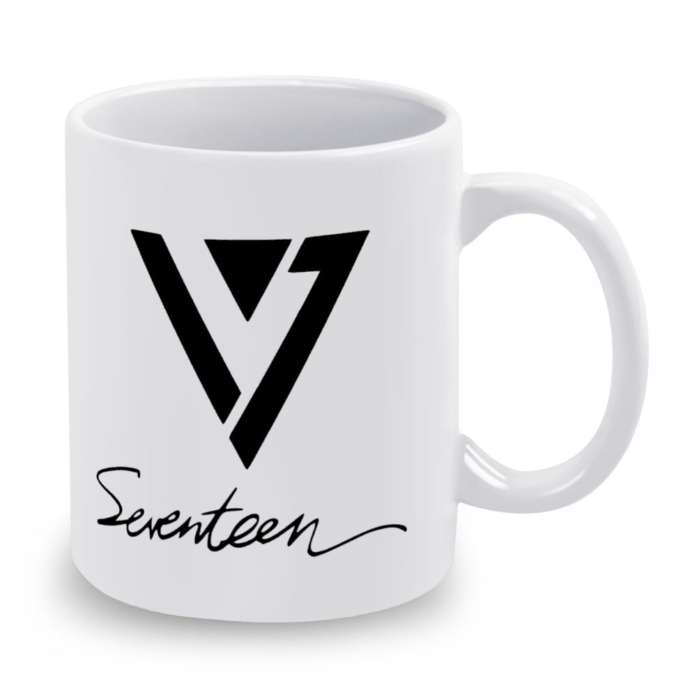 Seventeen Logo White Mug - KPOPArmyBase - KPOP Fun With Style