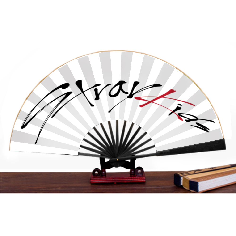 Stray Kids Double-Side Silk Folding Fan - KPOPArmyBase - KPOP Fun With ...